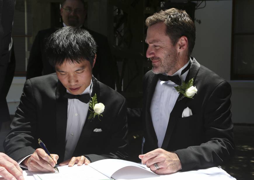 Australias First Gay Weddings Held In Capital The Japan Times