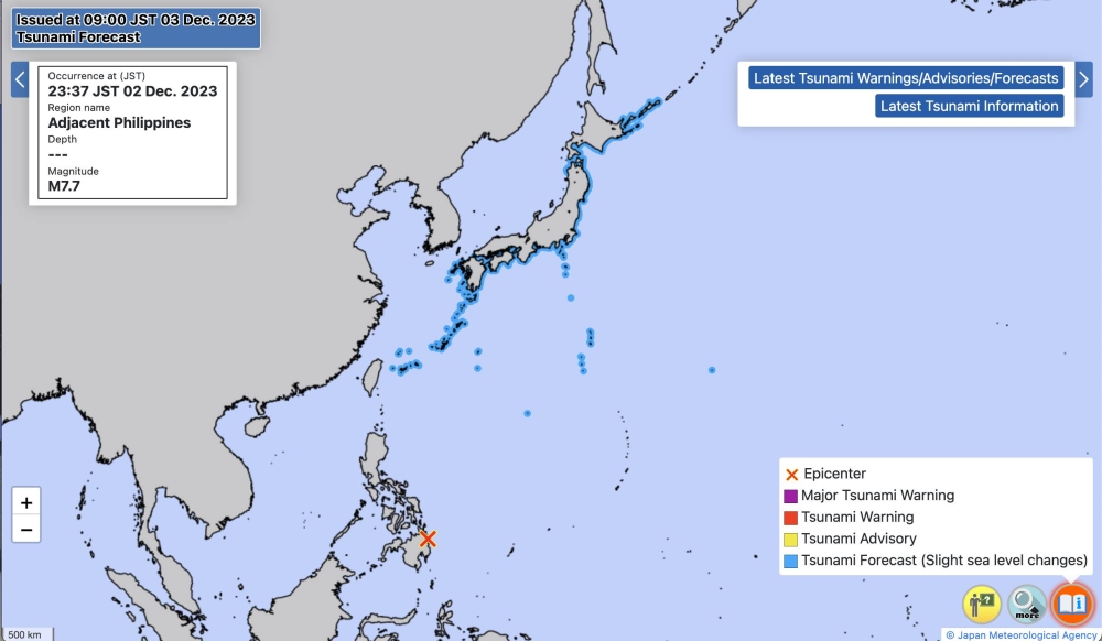 Japan Lifts Tsunami Warning After Strong Quake Jolts Philippines The