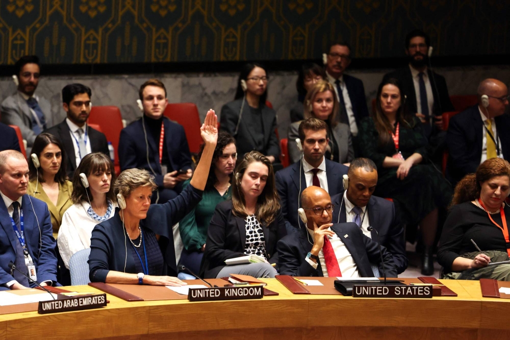 U S Vetoes Security Council Move Calling For Gaza Cease Fire The